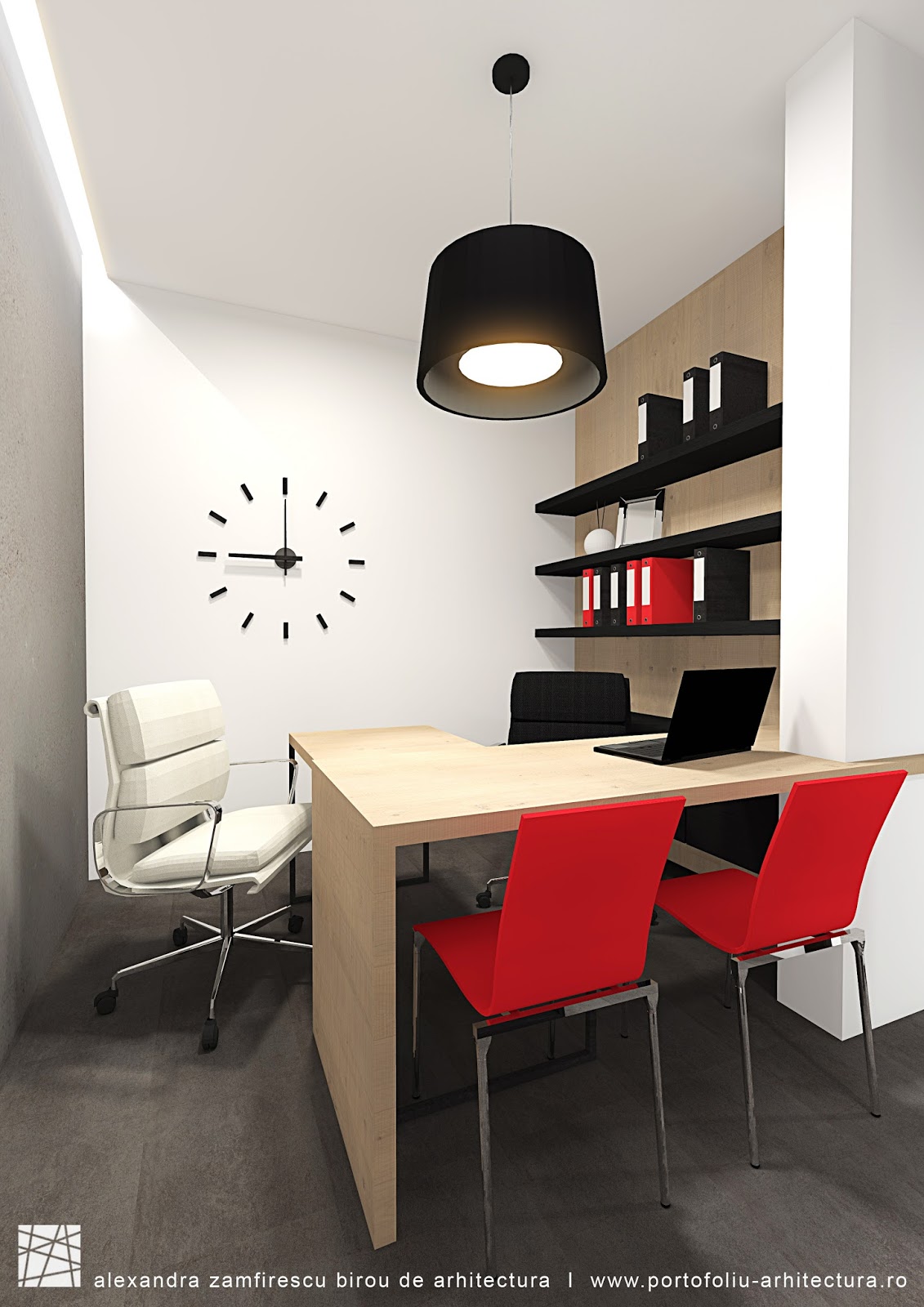 AMENAJARE SEDIU SI BIROURI - SCOALA AUTO - AZSTUDIO