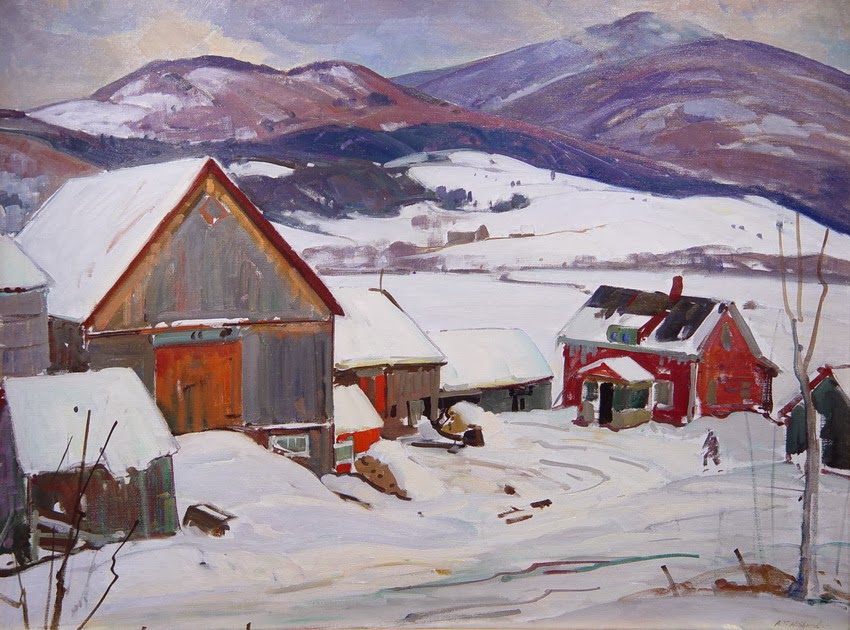 Yankee Painter: Aldro Hibbard - The Greatest Painter of Snow
