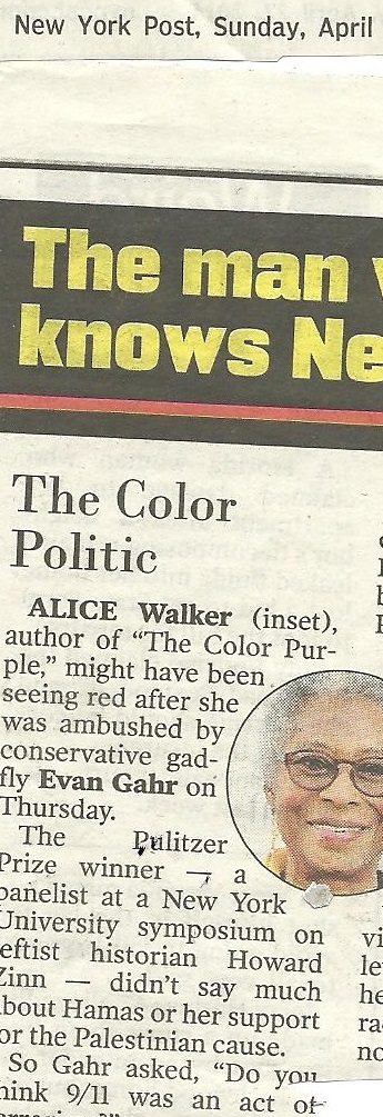 Washington Gadfly Evan Gahr: Per Eric Breindel, Facts are Pesky Things