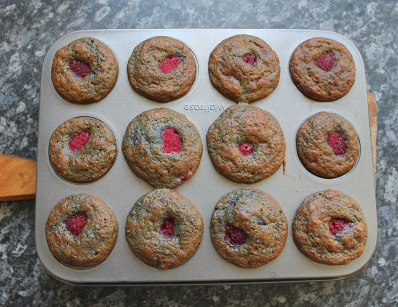 Food Lust People Love: Raspberry Mini Muffins #MuffinMonday