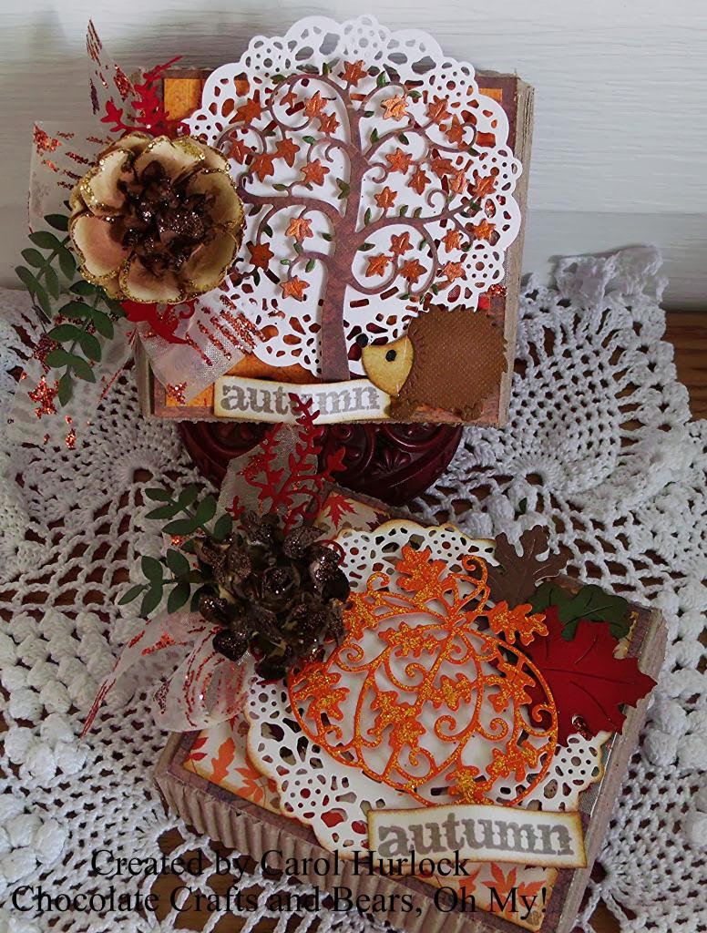 Chocolate Crafts and Bears, Oh My: CottageCutz Harvest Corrugated Boxes