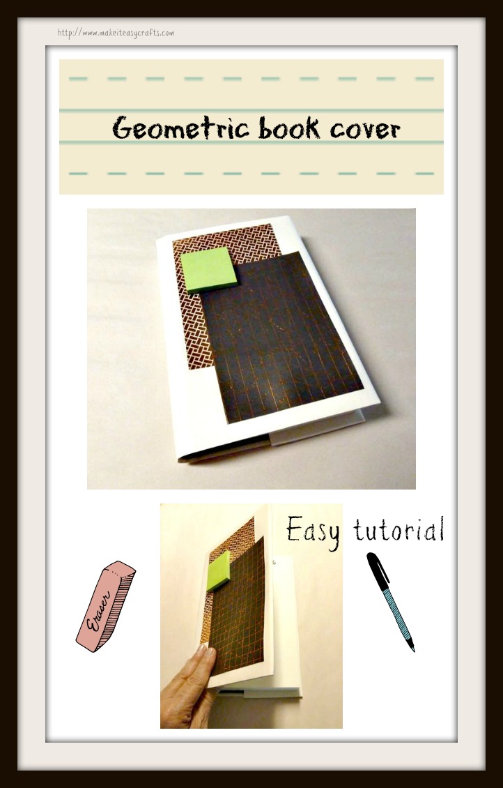 Make it easy crafts: How to quickly make a fun, geometric book cover