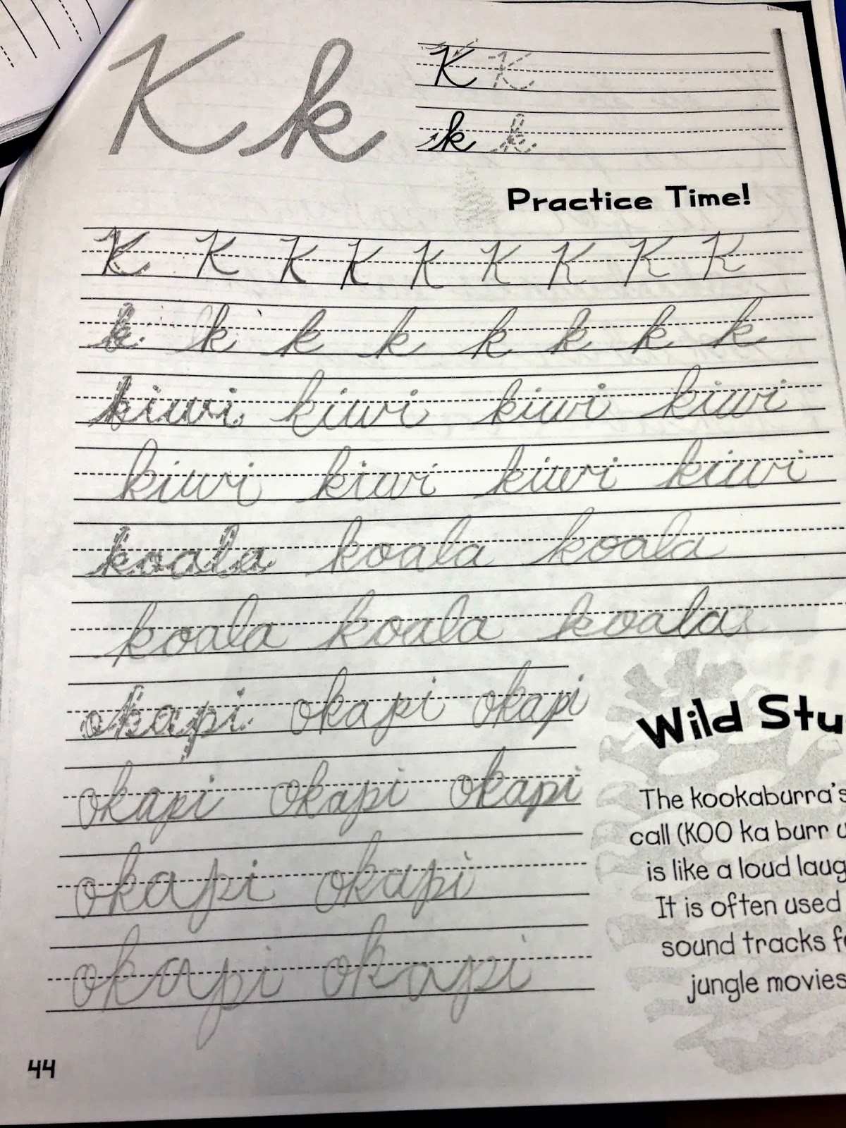 Punk Rock Parents: Homeschool Week 22: Cursive Writing, Multiplying ...