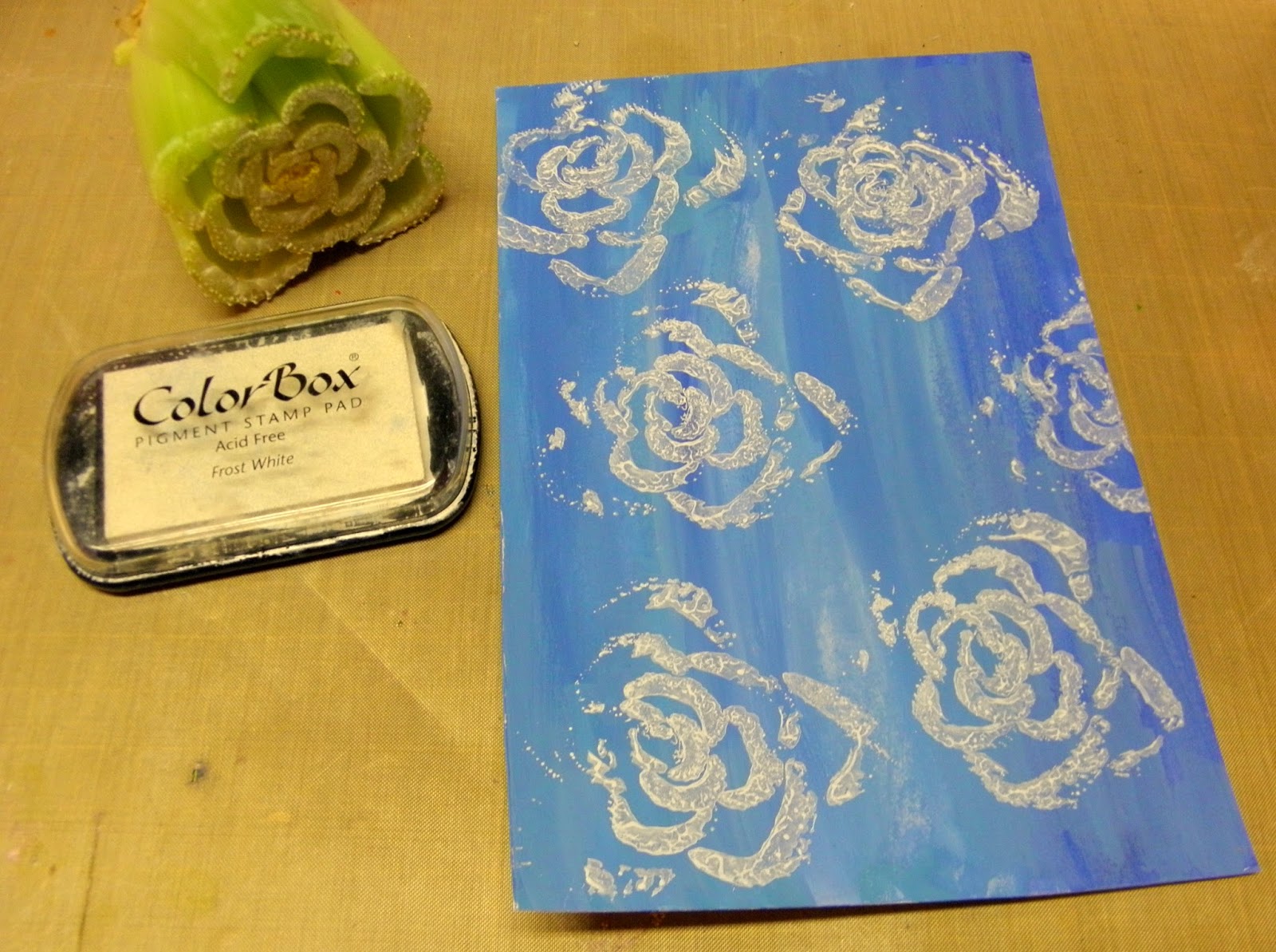 Altered Arts Magazine: CELERY STALK ROSES