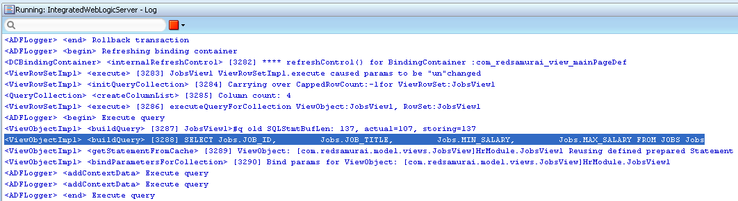 Andrej Baranovskij Blog: Refreshing Single Row Without Full Rollback