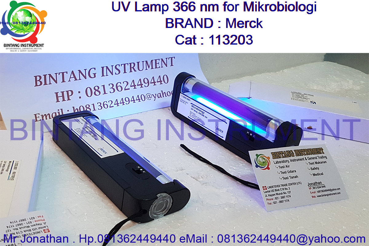 BINTANG INSTRUMENT : 081362449440 Jual UV Lamp 366 nm Merck Cat 1.13203 ...