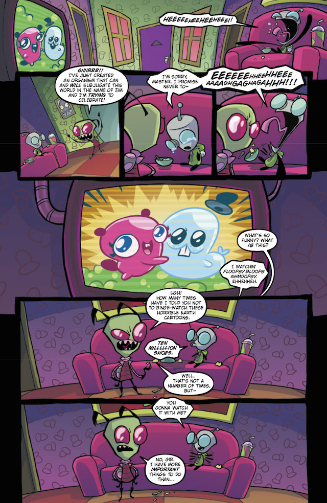 NickALive!: Jhonen Vasquez Returns to "Invader Zim" For New Issue Of ...