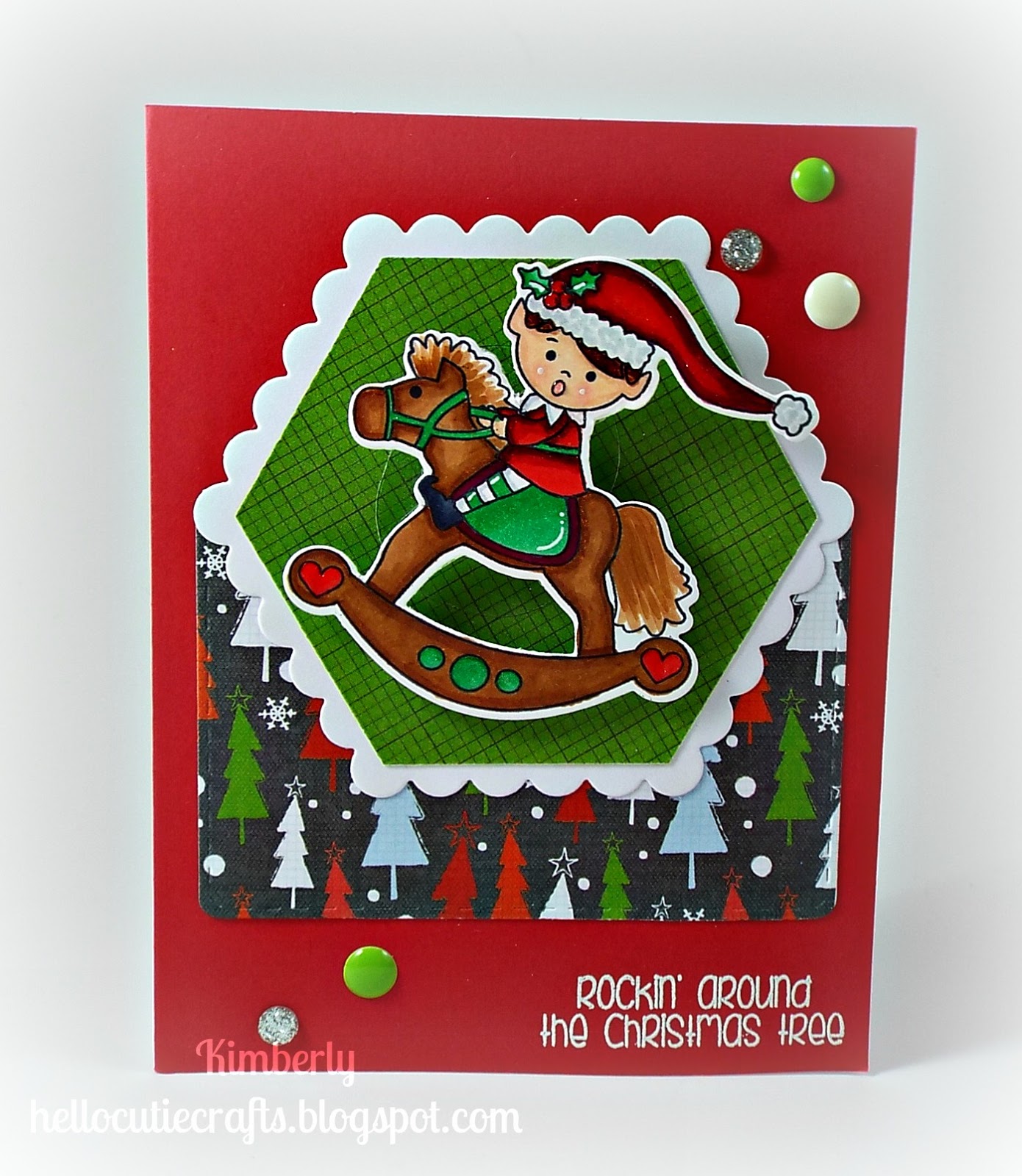 Rocking Elf cards – Pink and Main Blog