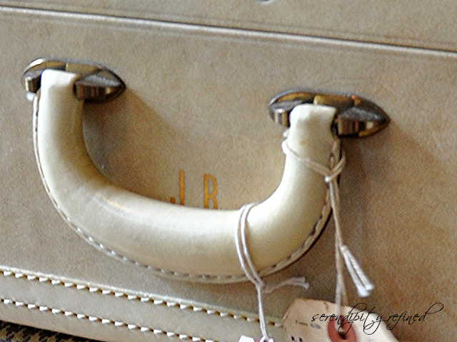 Serendipity Refined Blog: Vintage Suitcases - More Storage For My Studio