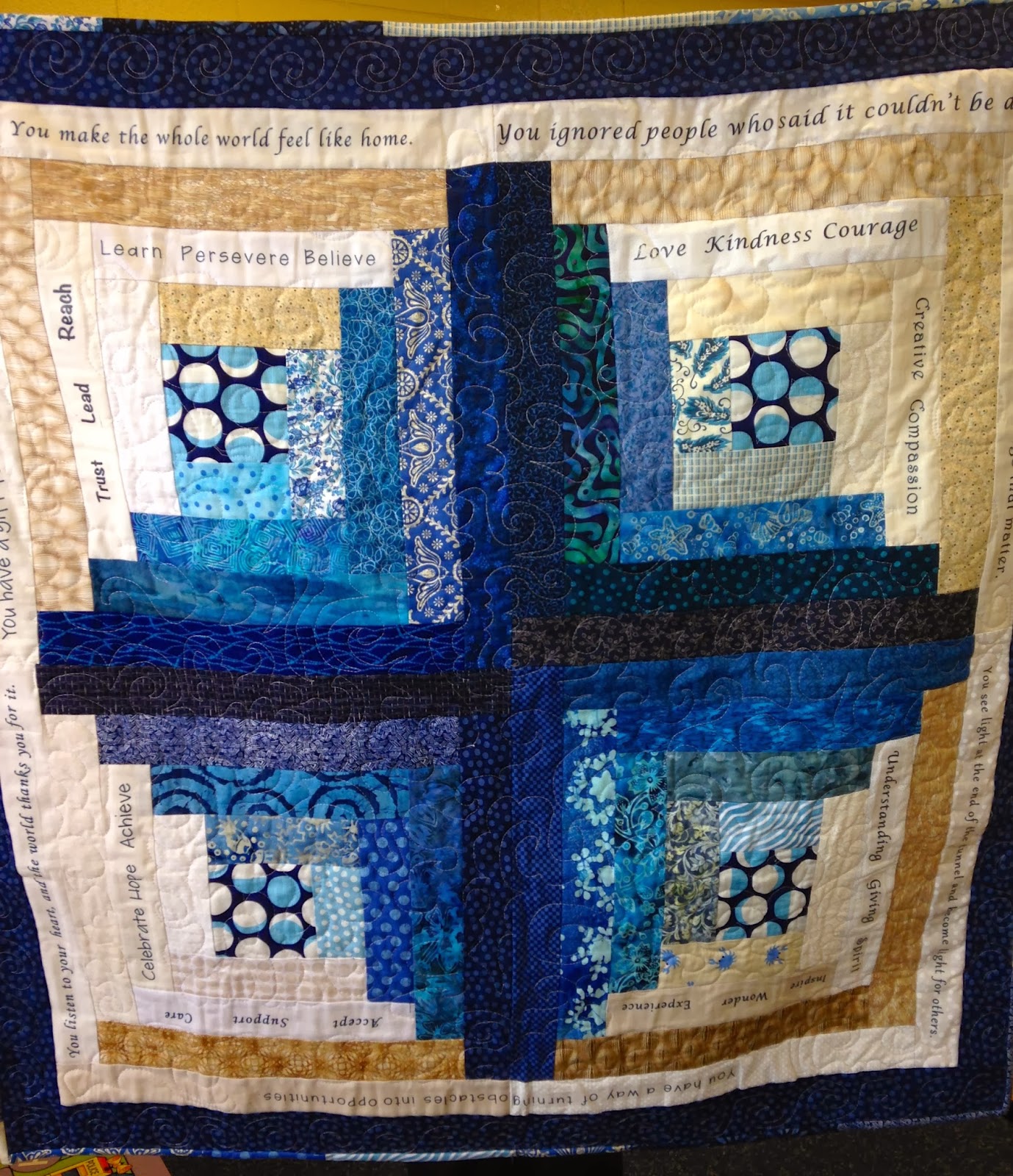 A Moment of Whimsy: Darlene's Retirement Quilt