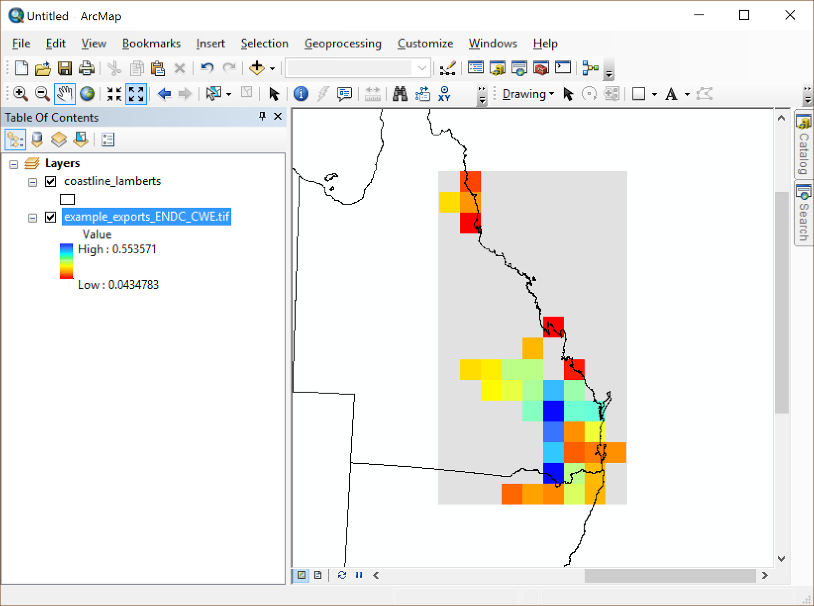 Biodiverse analysis software: 2017