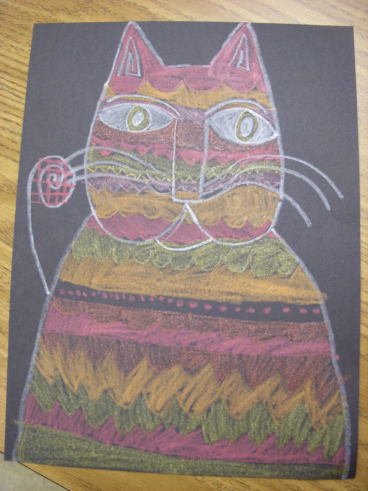 ARTASTIC! Miss Oetken's Artists: Laurel Burch Cool or Warm Cats and ...