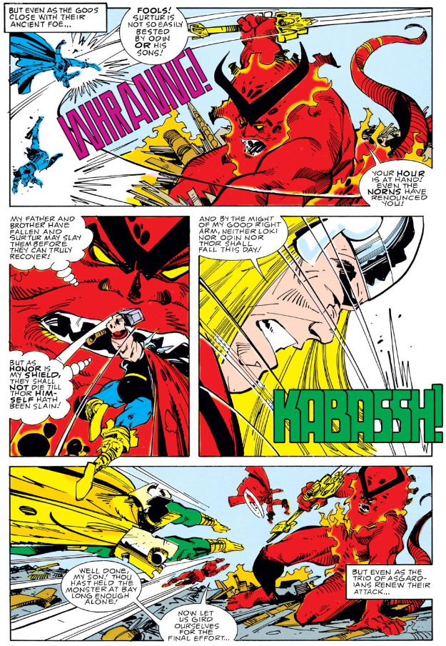 Slay, Monstrobot of the Deep!!: Friday Night Fights--Surtur Style!!