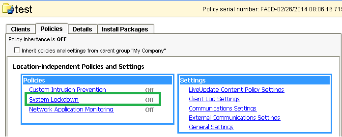 What is System lockdown and how to enable system lock down in SEP 12.1 ...