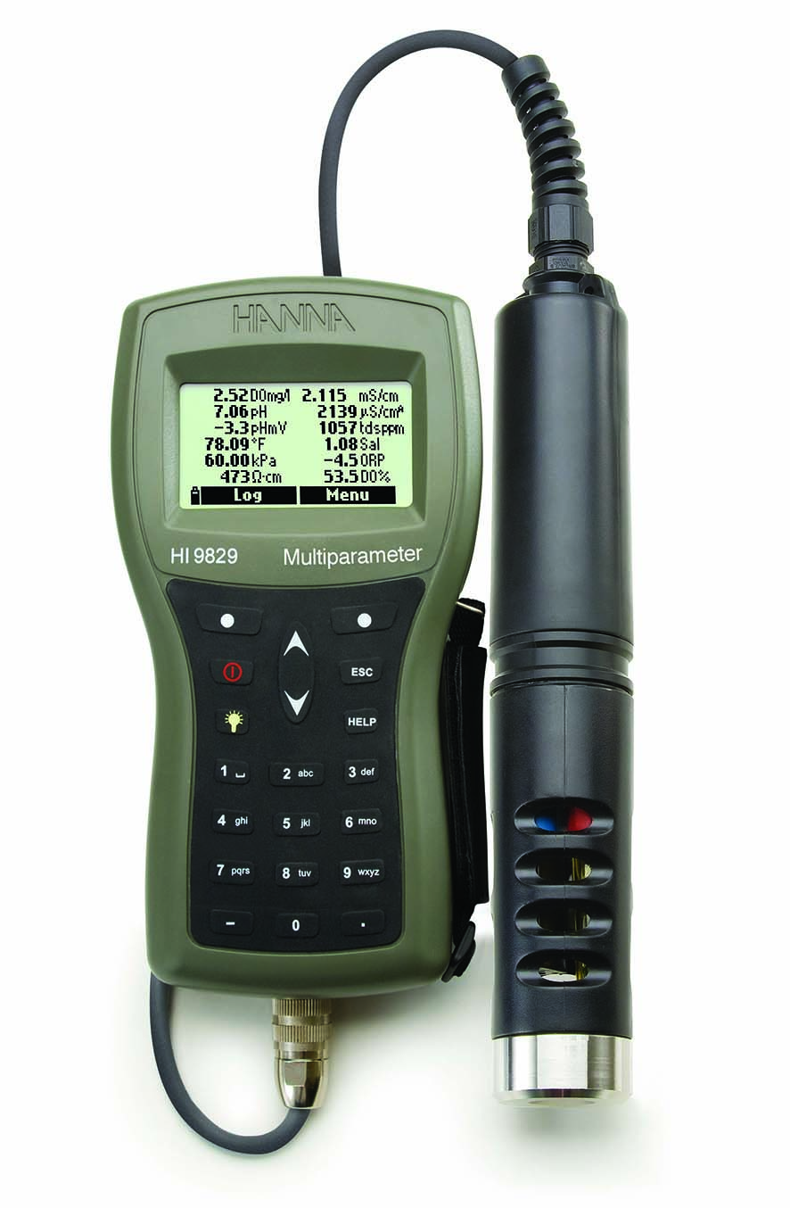 เครื่องวัดค่าความนำไฟฟ้า: HI 9829 PCE เครื่องวัดค่าความนำไฟฟ้า ...