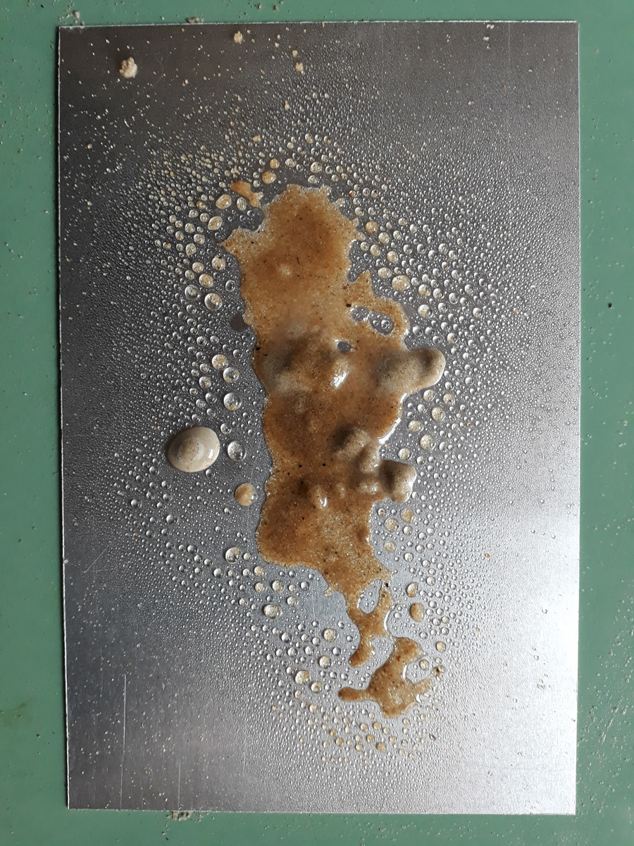 Grabado menos tóxico: Graneado / Granitura / Graining