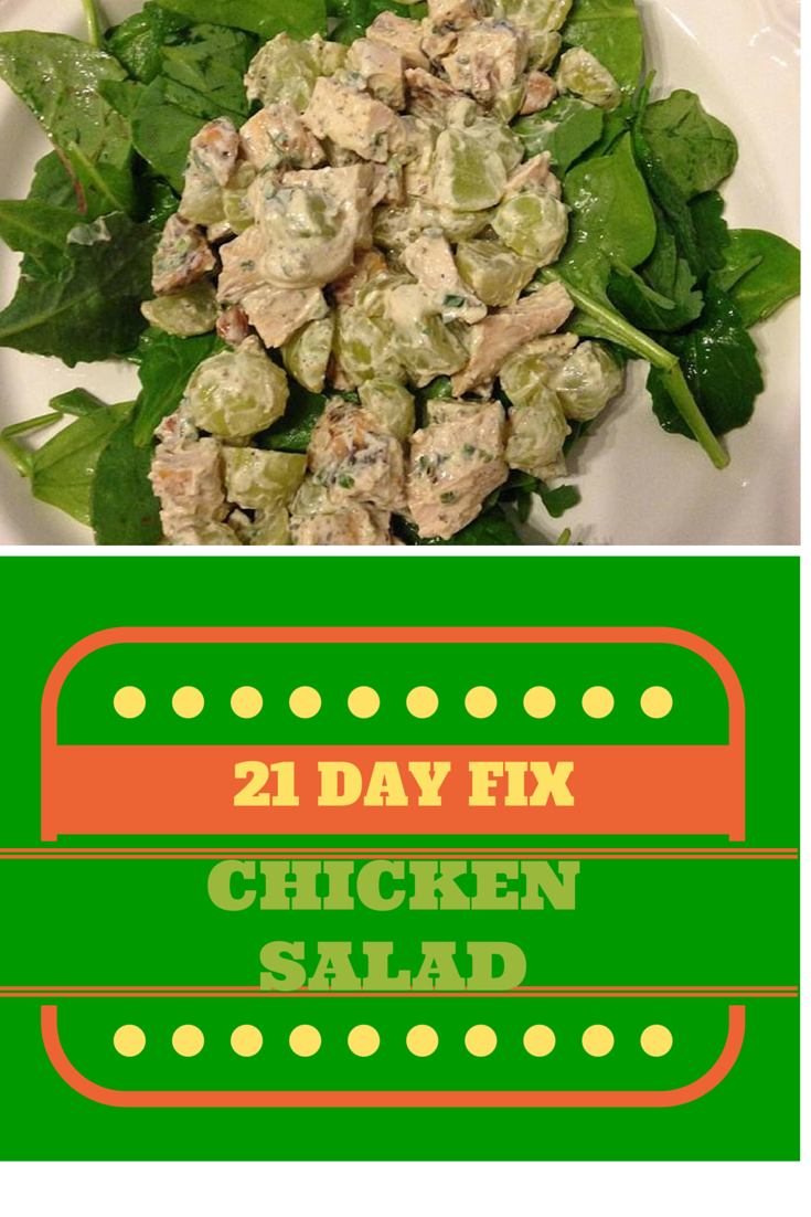 Sweetly Southern Fitness: Chicken Salad- 21 Day Fix Approved