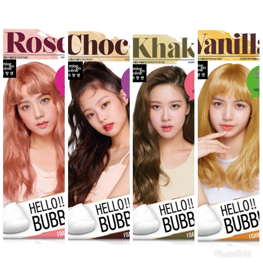 Blackpink For Mise En Scène 미쟝센likeit Hair “hello Bubble” October 2018