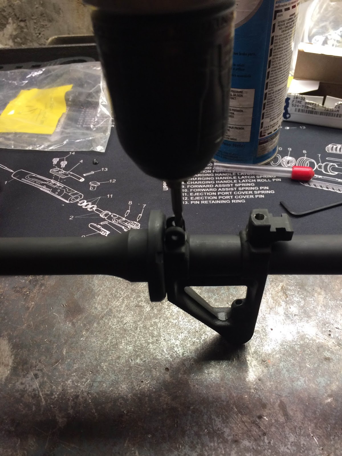 A Catholic Mechanic: DIY A2 Front Sight Base Install