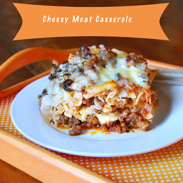 Simply Gourmet: Cheesy Meat Casserole