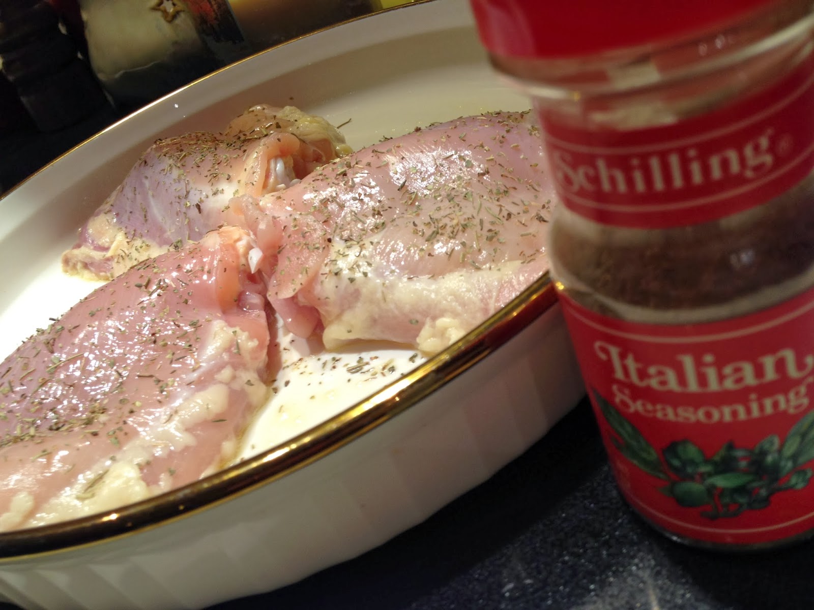 Old Farmhouse Cooking: Old Farmhouse Garlic Parmesan Crusted Chicken