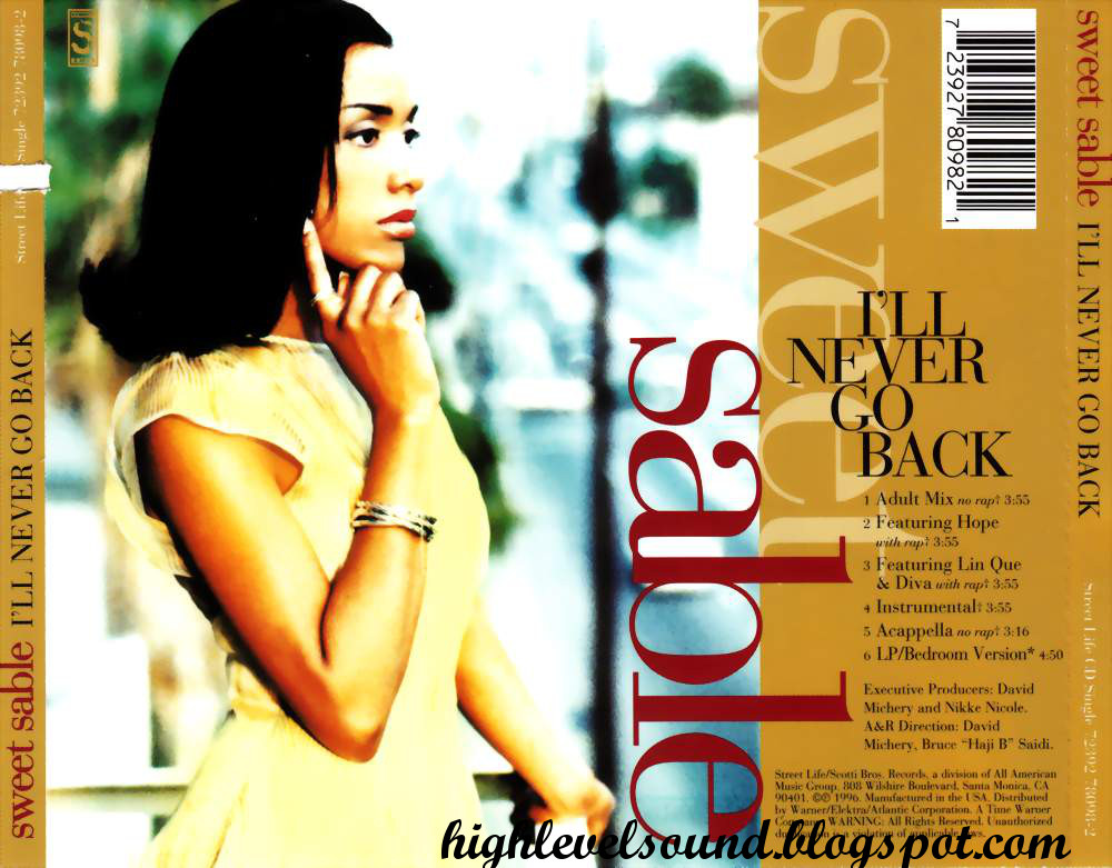 highest level of music: Sweet Sable - I'll Never Go Back-(CDM)-1996-hlm