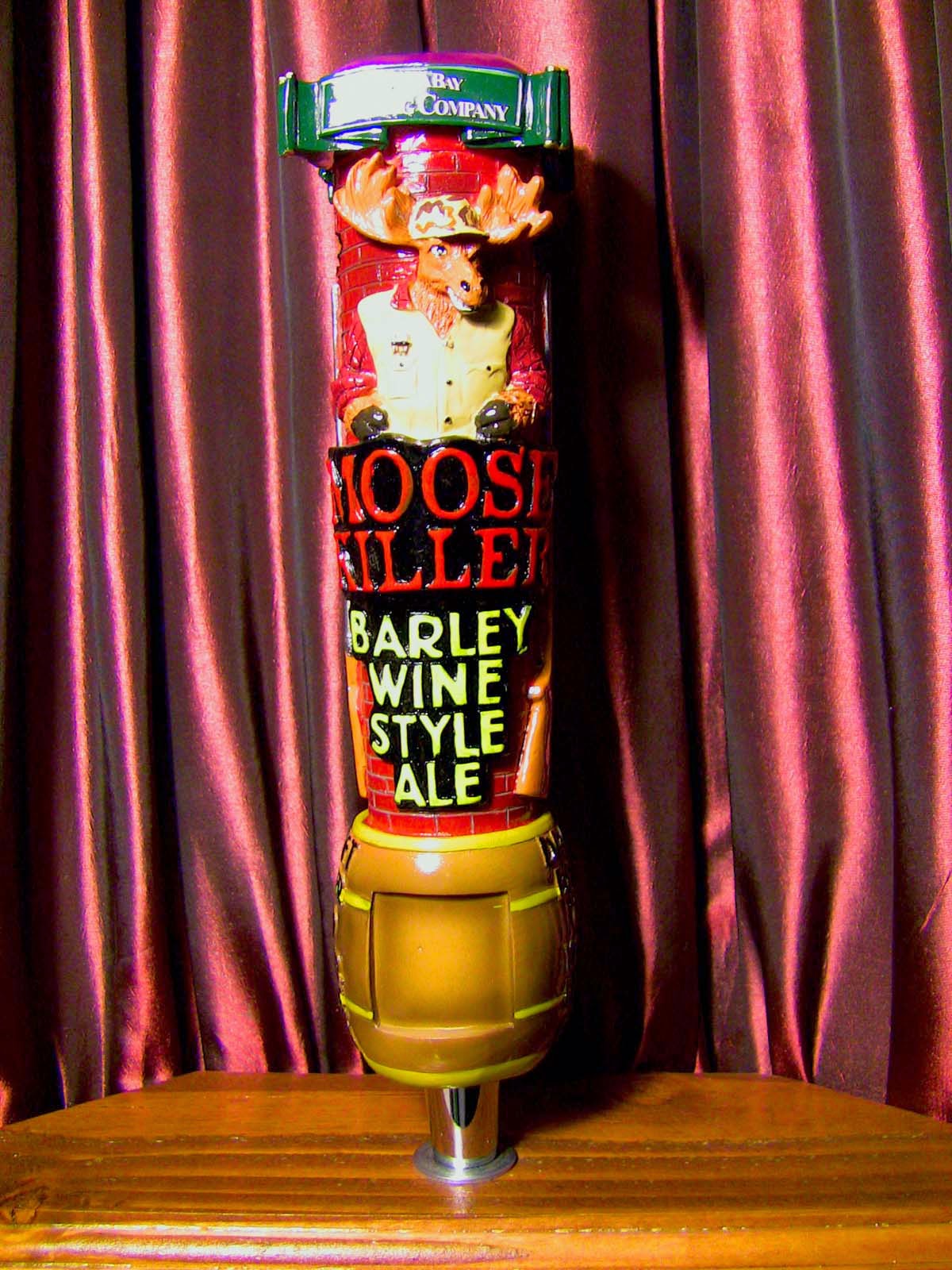 Tap Handle #471: Tampa Bay Brewing - Moose Killer Barleywine Style Ale