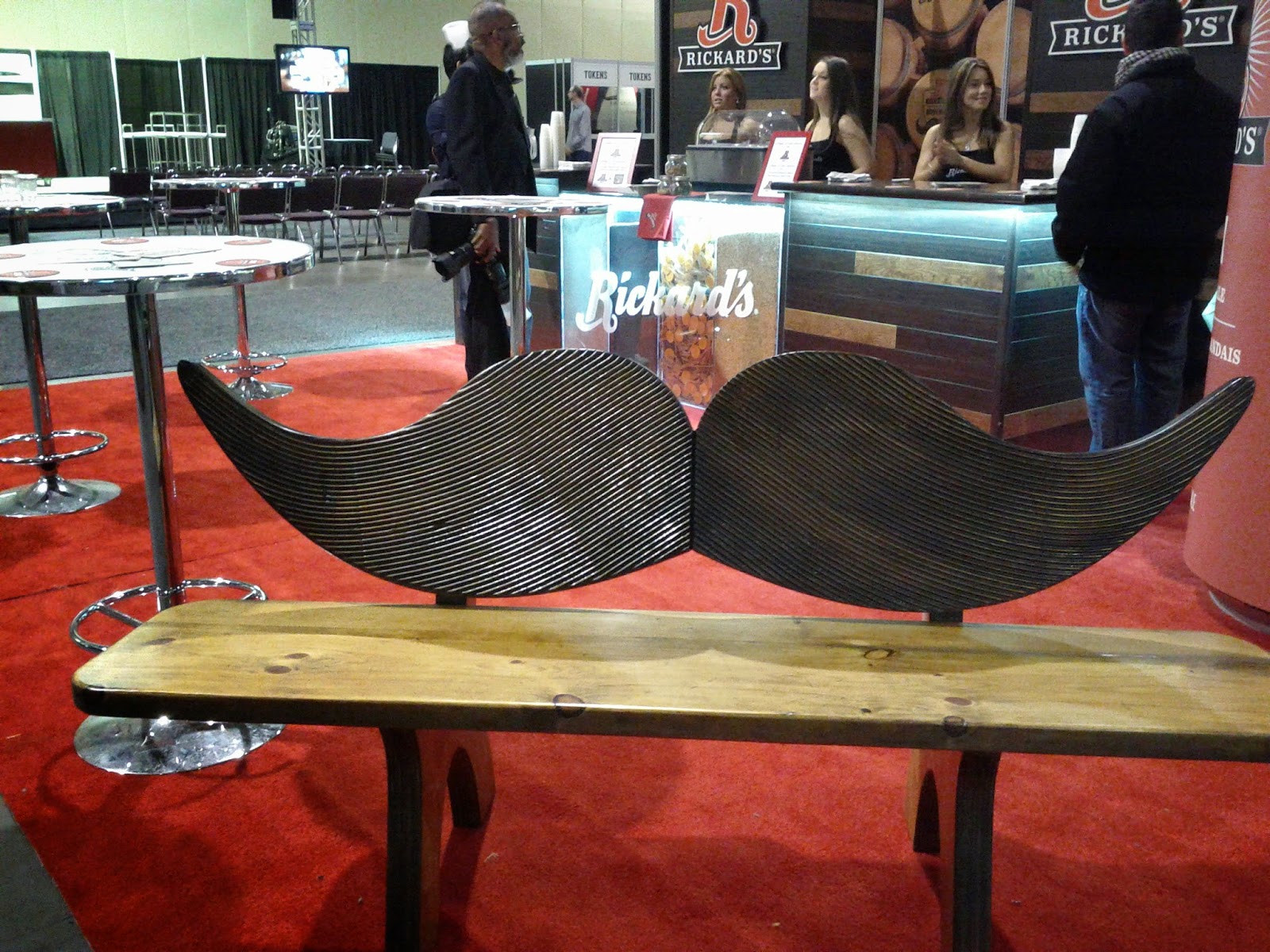 Toronto things: Stock Photos: Movember Moustache bench