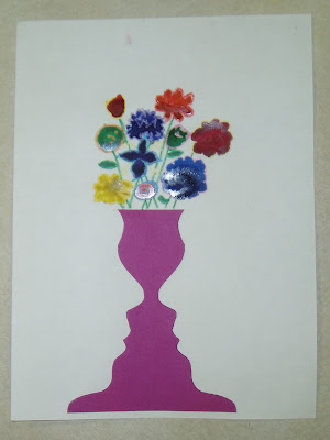 Miss Young's Art Room: 3rd Grade Negative Space Face Vases