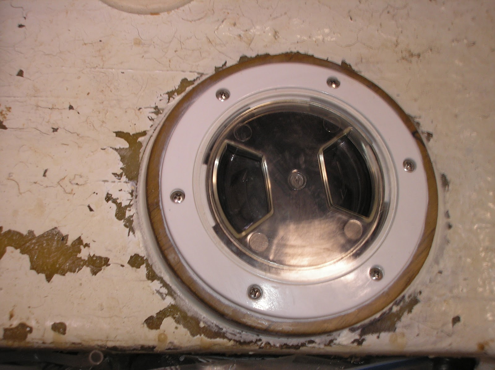 Boat Projects: Holding Tank Level Inspection Window