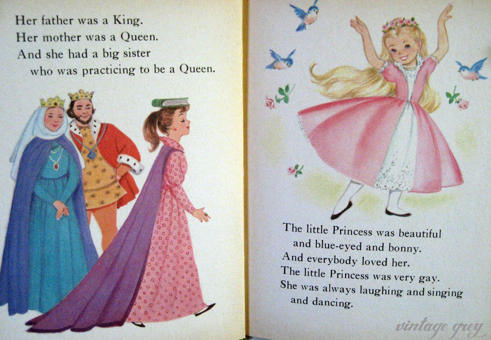 vintage grey: a present for the princess