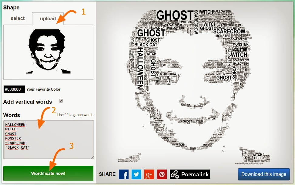 PLASTINGLISH - Visual Arts -: Self-portraits: Typography