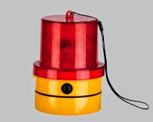 Stars led blue beacon light，rotating beacon light，solar power beacon ...