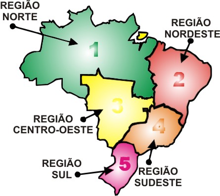 A Geografia de hoje em dia: Regiões Brasileiras