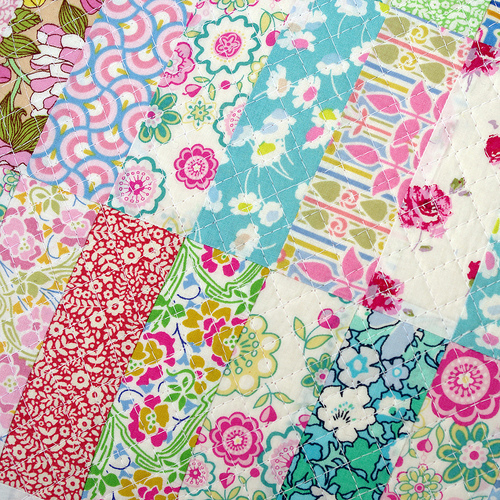 Red Pepper Quilts: A Liberty Patchwork Pillow