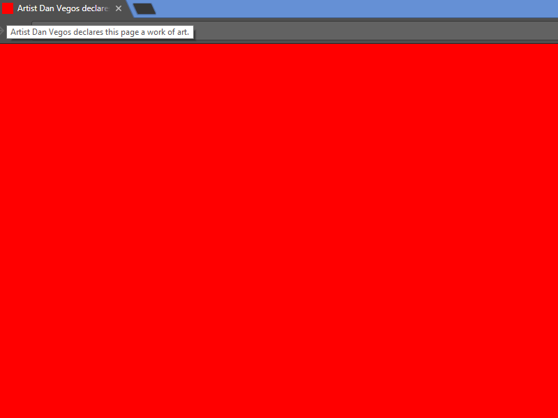 Dan Vegos | artist and theoretician: Минималистичный веб-арт проект Red ...