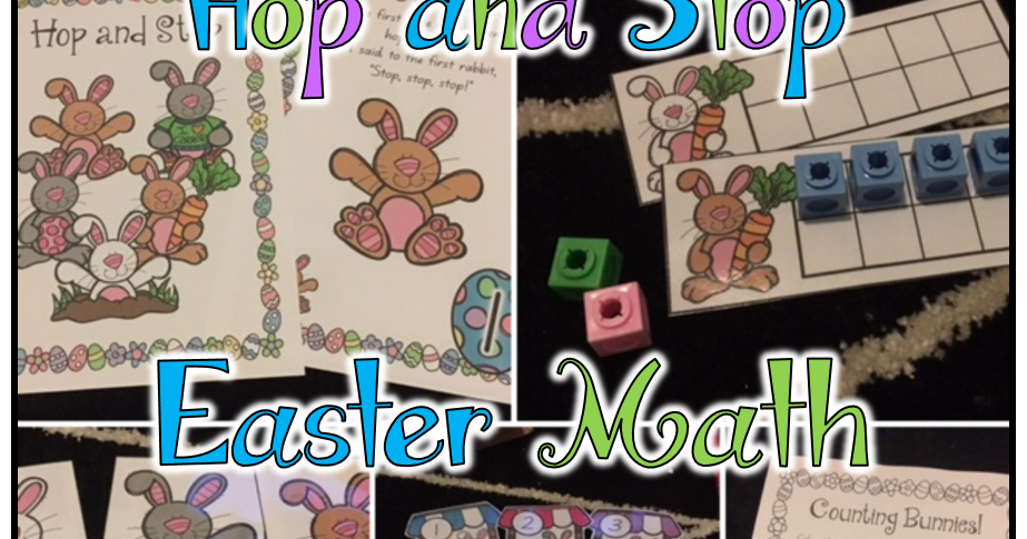 Teaching Outside of the Box...: Hop and Stop! - Easter Math FREEBIE!
