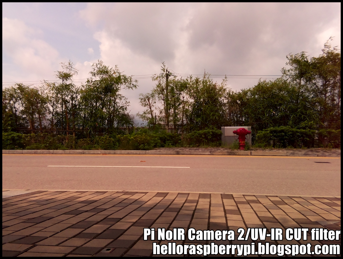 Hello Raspberry Pi: Filter test on Pi NoIR Camera 2, IR 680nm, 720nm ...