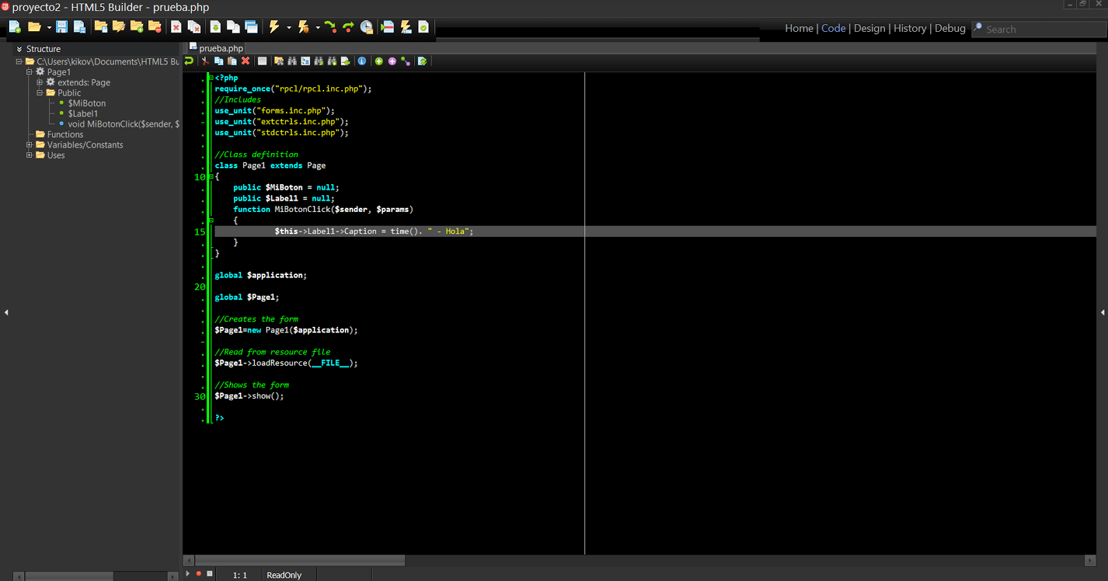 Vientos variables: HTML5 Builder Review