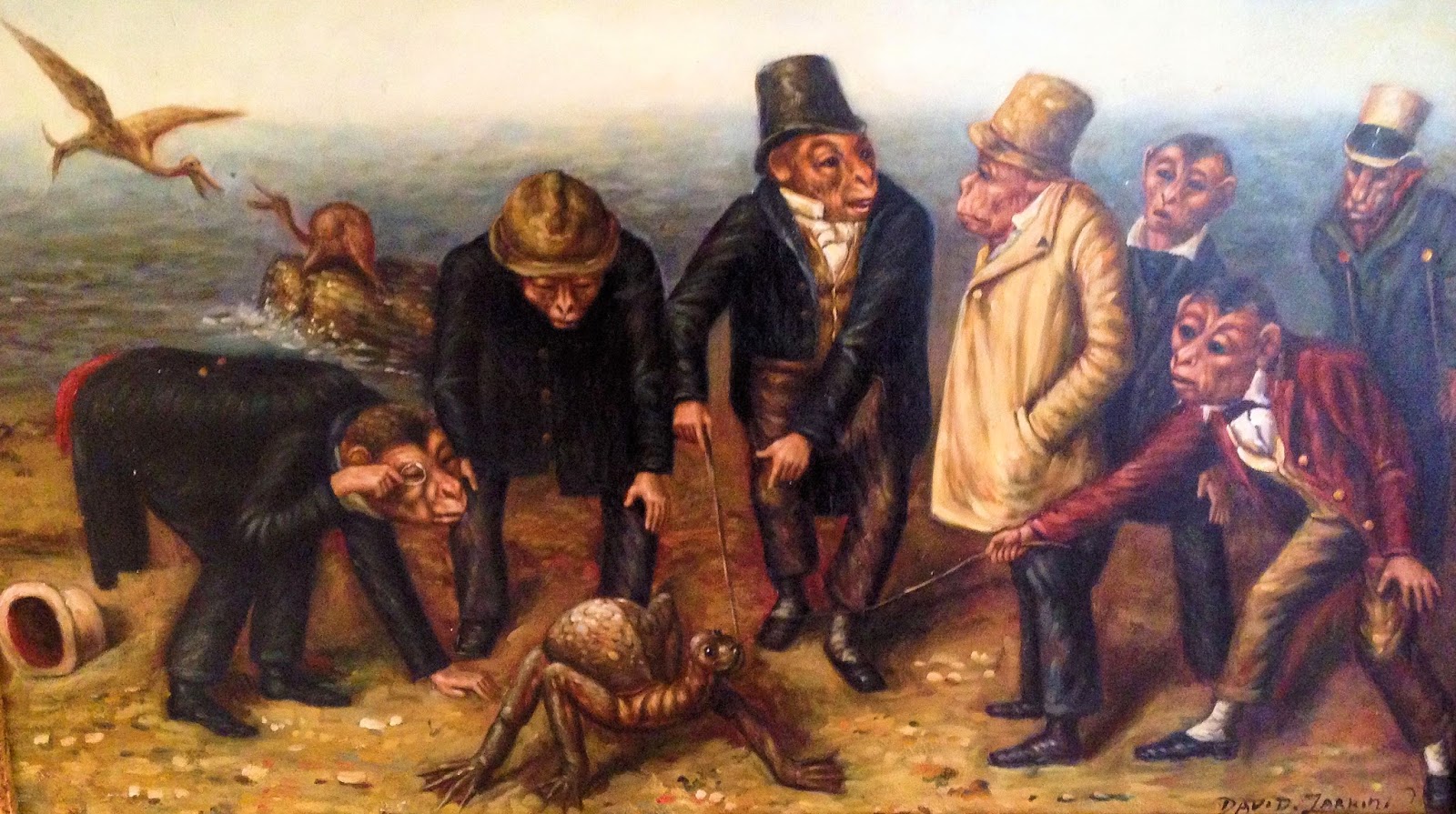 All This Is That: Happy birthday Charles Darwin - Painting: Ode To Darwin