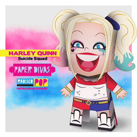 Suicide Squad : Harley Quinn Paper Toy | Paperized Crafts