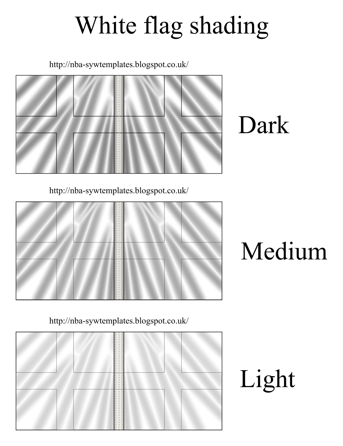 Not By Appointment: Shading white flags; a question of greys...