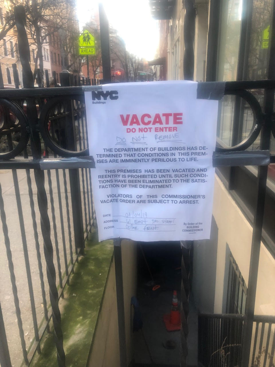 EV Grieve: Questions about a partial vacate order on 3rd Street