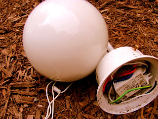 Repurposed Globe Lights - Crafts a la mode