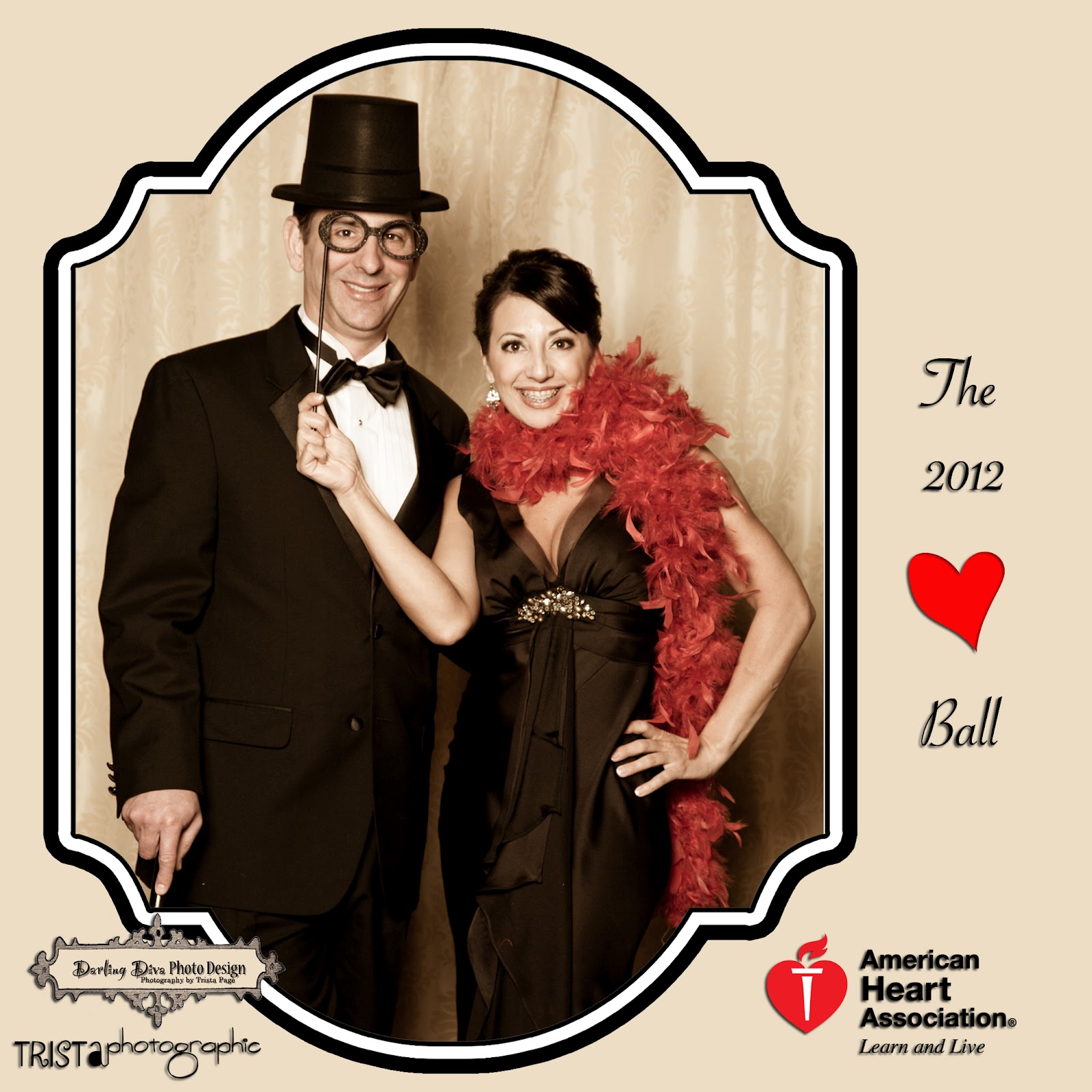 Trista Photographic: American Heart Association's "Heart Ball" Photo Booth