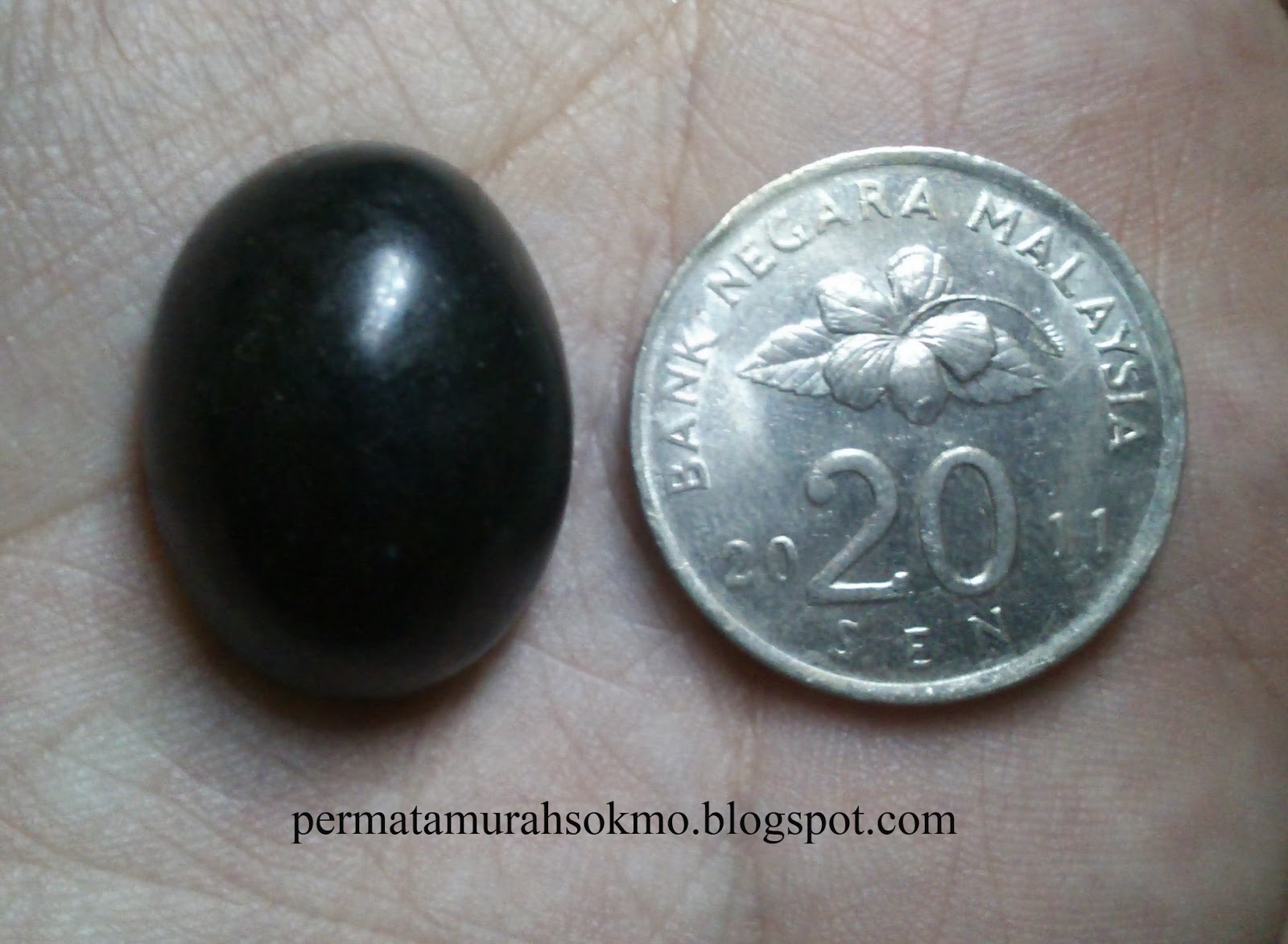 PERMATA MURAH SOKMO: PERMATA BATU BADAR BESI HIJAU ASLI - Rare! : SOLD