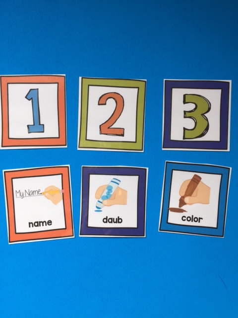 Visual Instructional Cards- over 40 cards ~ Preschool Printables