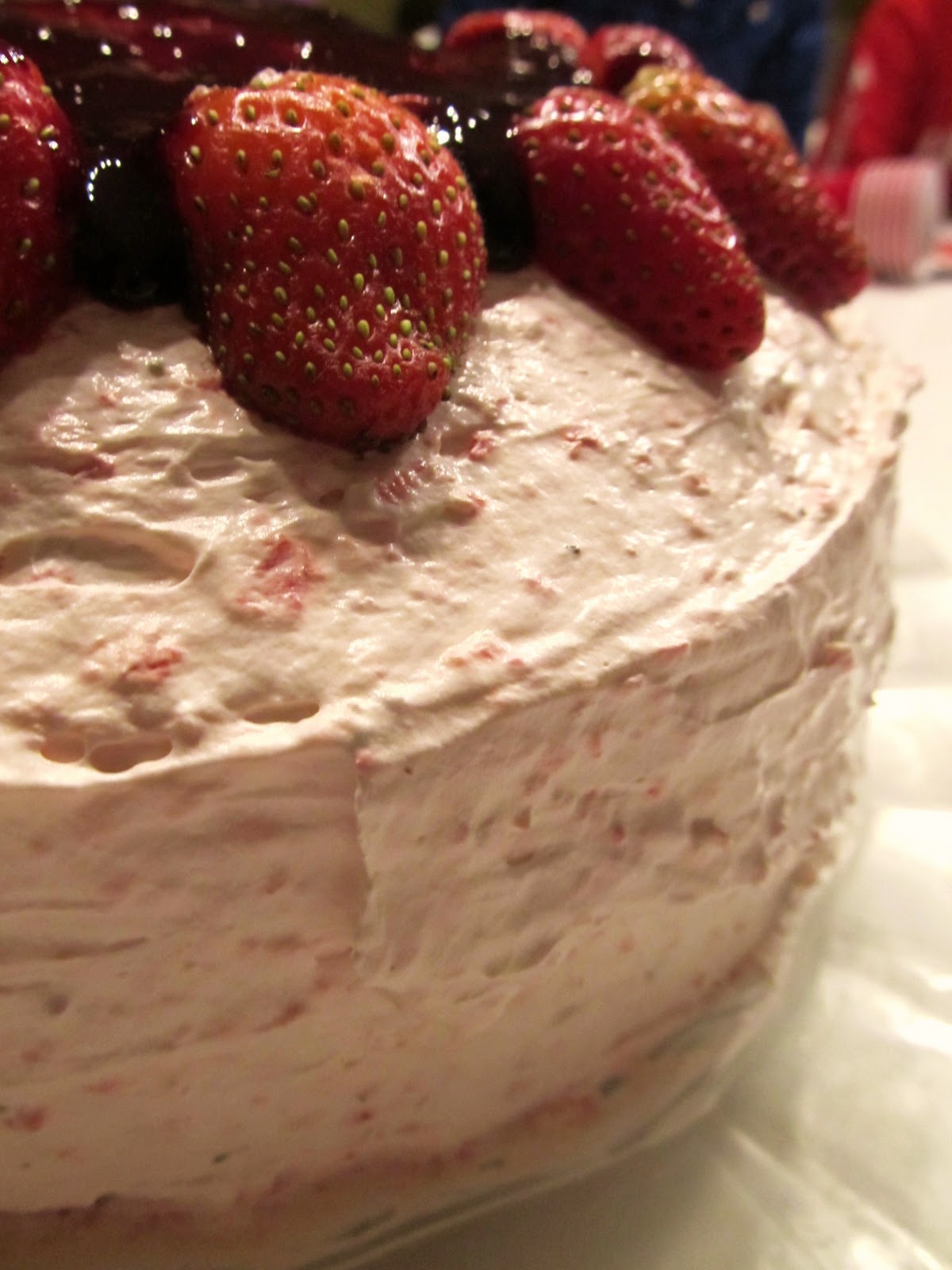 Apron Afternoons: Family Dessert: Strawberry Yellow Cake.