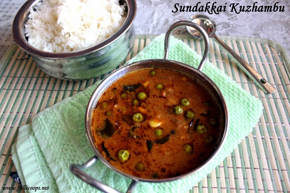 Sundakkai Kara Kuzhambu | Sundakkai Puli Kuzhambu ~ Full Scoops - A ...
