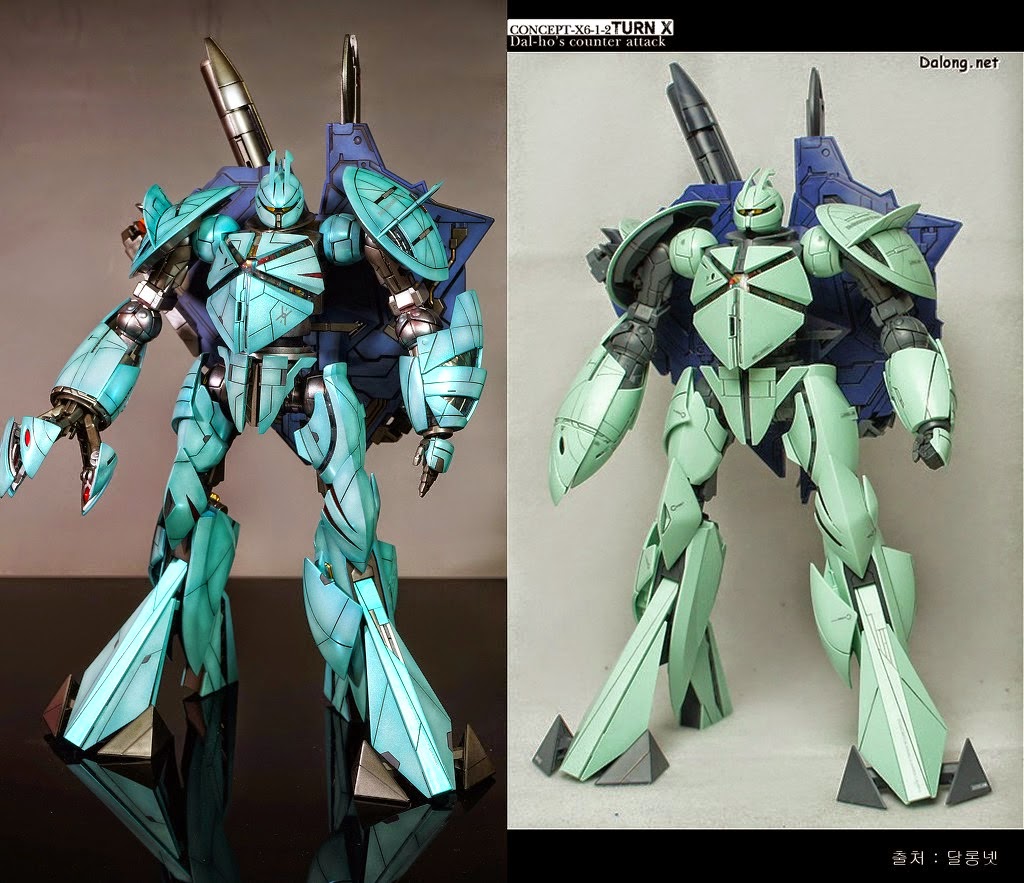 Gundam Family: MG 1/100 concept-X6-1-2 Turn X Custom Build